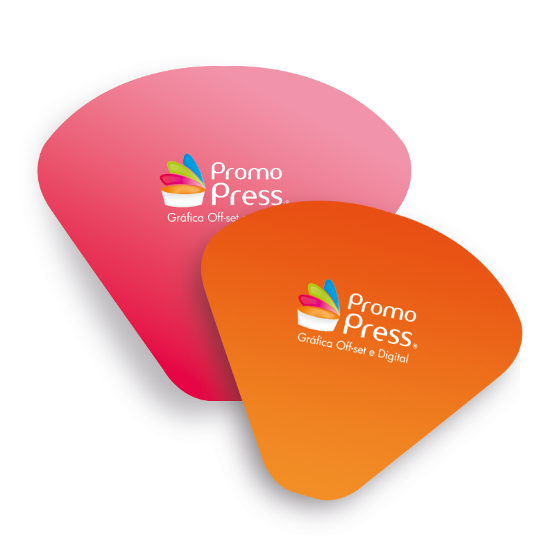 Leques 4x4 cores - 20x22 cm